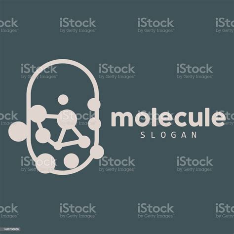 뉴런 로고 분자 로고 디자인 벡터 And 템플릿 일러스트레이션 3차원 형태에 대한 스톡 벡터 아트 및 기타 이미지 3차원 형태 Dna Rna Istock