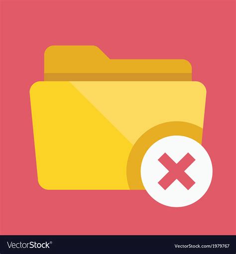Close Folder Icon Royalty Free Vector Image VectorStock