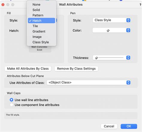 Making Wall Styles Obey Class Graphic Overrides In Plan Viewport Troubleshooting Vectorworks