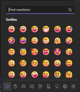 Expanded Emoji Reactions In Microsoft Teams One Minute Office Magic