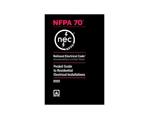 Buy Nec Pocket Guide To Residential Electrical Installations