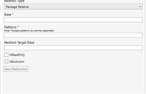 need help in applying file redirection fixup in msix packaging tool