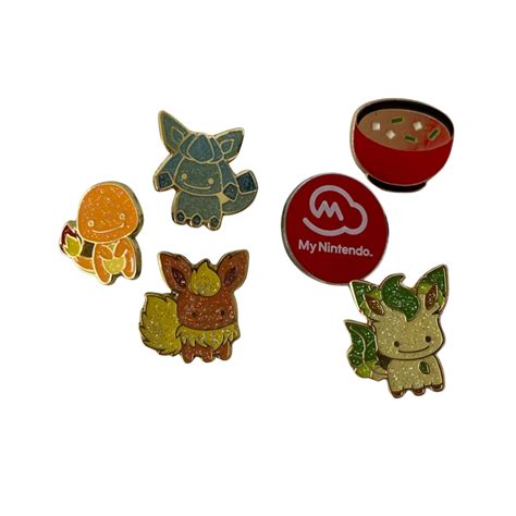 Nintendo And Pokémon Pin Set