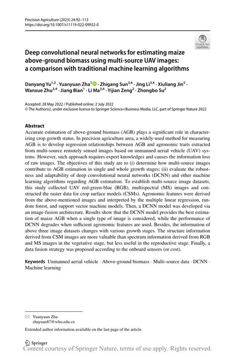 Deep Convolutional Neural Networks For Estimating Maize Above Ground Biomass Using Multi Source