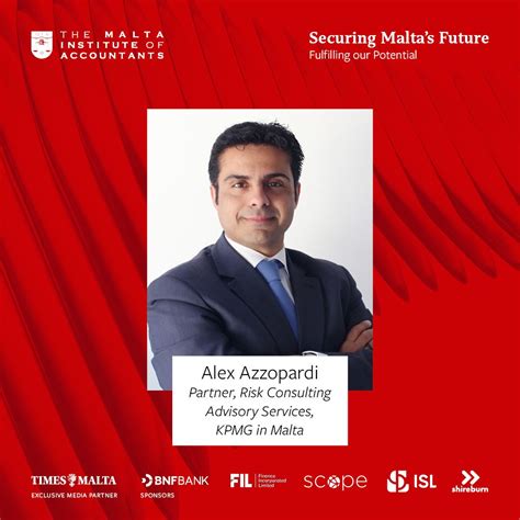 Alex Azzopardi Risk Consulting Advisory Services Partner At Kpmg In Malta Will Join Industry