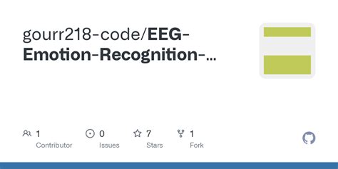 github gourr218 code eeg emotion recognition using deap dataset