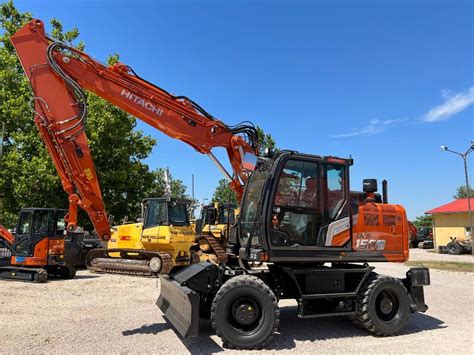 Hitachi Zx W Wheeled Excavators Construction Equipment Used Equipment Hitachi