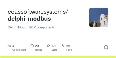 Github Coassoftwaresystemsdelphi Modbus Delphi Modbustcp Components