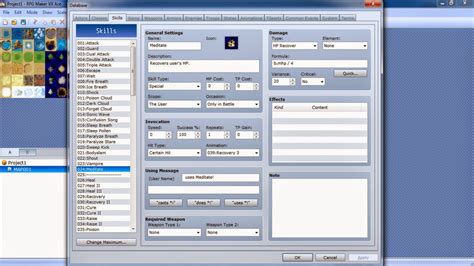 Tutorial RPG Maker VX Ace 88 Asignar Habilidades A Teclas Programa Videojuegos