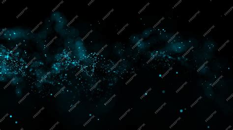 Premium Photo 3d Rendering Of Bright Abstract Cloud From Particle Structure