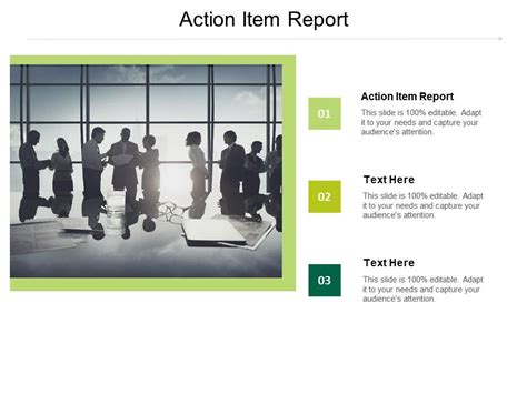 Action Item Report Ppt Powerpoint Presentation Summary Objects Cpb Presentation Graphics