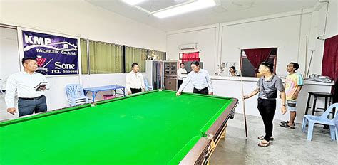 ရှမ်းပြည်နယ် တာချီလိတ်ခရိုင်နှင့် မြို့နယ်အတွင်းရှိ အားကစားကွင်း အားကစားရုံများကို ပြည်ထောင်စုဝန