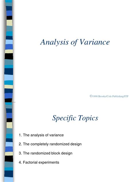Anova Pdf Analysis Of Variance Errors And Residuals