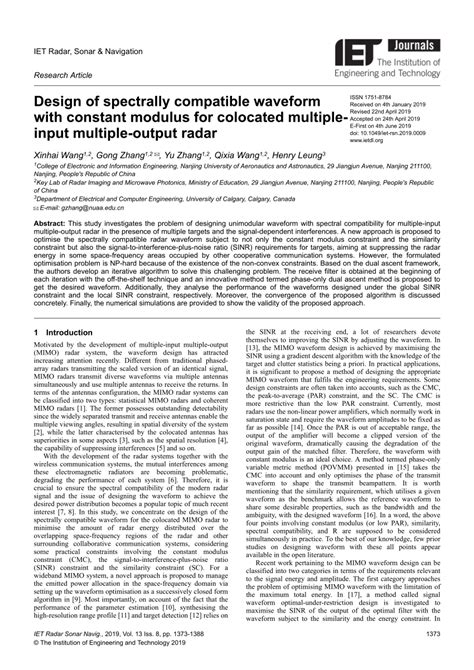 On The Design Of Spectrally Compatible Waveform With Constant Modulus