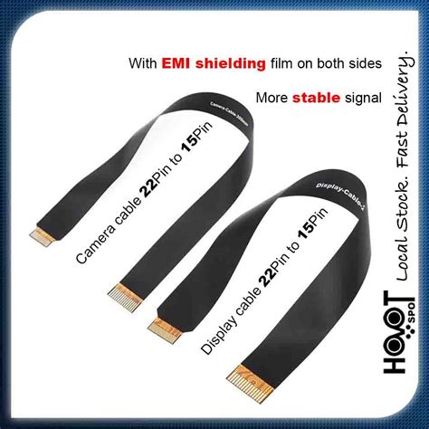 Raspberry Pi 5 Zero Display Camera Dsi Csi Fpc Flexible Cable 22 Pin To 15 Pin Shopee Singapore