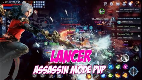 Mir4 Lancer Lvl25 Pvp I Assassin Mode Youtube