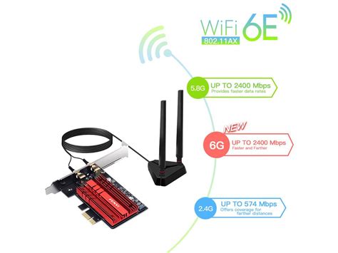 Fenvi FV AXE3000Pro Tri Band 5400M WiFi 6E 5G 6GHz PCIe WiFi Card 802 11ax WiFi6 Network BT 5 2