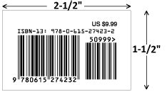 EAN UPC And ISBN Barcode Labels Signed By The Author Stickers