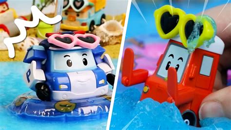 폴리 베스트 여름 동요 1시간│로보카폴리 1시간 플레이리스트│여름 노래│비오는 날 조심해│주제가 여름 버전│로보카폴리 인기