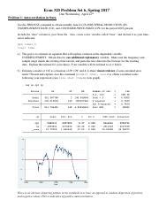 Econ PS S ANSWERS Pdf Econ Problem Set Spring Due Wednesday April Th