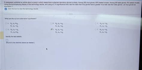 Solved Can You Find The T Statistic P Value And To Fail To
