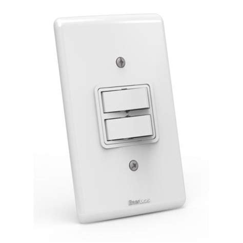 Cj Interruptor Duplo Simples 4x2 Enerbras Artis Branco Ea107 Es