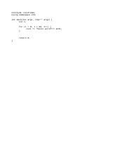 Week6 Cpp Include Iostream Using Namespace Std Int Main Int Argc