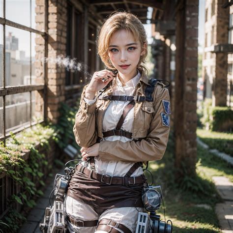 Attack On Titan Survey Corps Suit ｜ai Art Lora Model Pixai