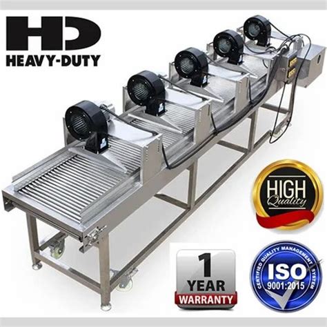 Fruit And Vegetable Surface Moisture Water Removing Air Dryer Machine