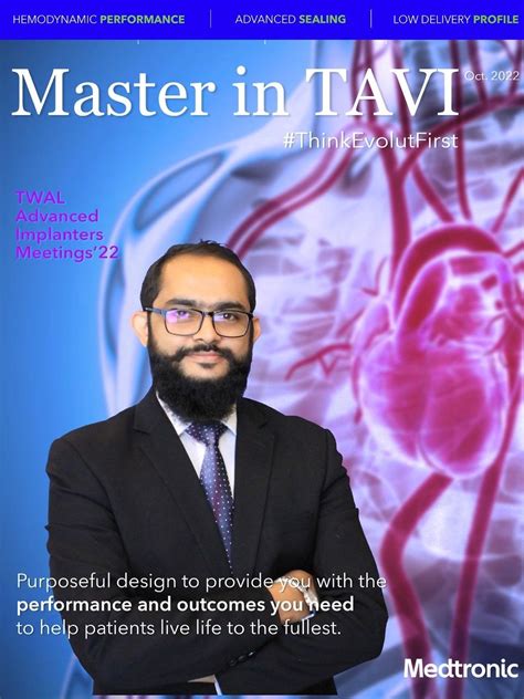 Thinkevolutfirst Evolut Tavi Tavr Medtronicemployee Medtronic Muhammad Ahmer Khan Be