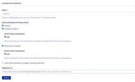 Appsignal Integration Zenduty Docs