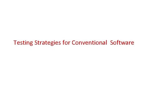 Testing Principles Testing Objectives Testing Is The Process