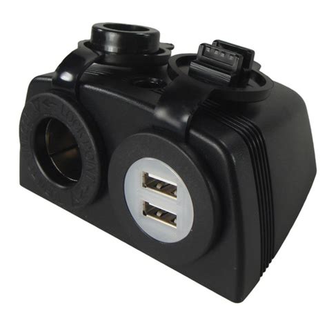 Surface Mount Dual Usb And 12 Volt Socket Sheridan Marine