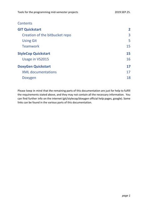 Pdf Git Quickstart 2 Creation Of The Bitbucket Repo 3 Using Git