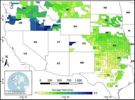 Frontiers An Explainable Bi Lstm Model For Winter Wheat Yield Prediction