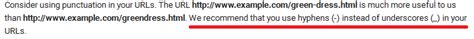 Url Structure Hyphen Or Underscore For Seo