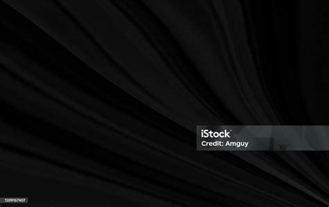 블랙 그레이 사틴 다크 패브릭 텍스쳐 고급스러운 광택이 있는 추상적인 실크 천 배경무늬가 있는 부드러운 파도가 아름 답게 검은색에 대한 스톡 사진 및 기타 이미지 Istock