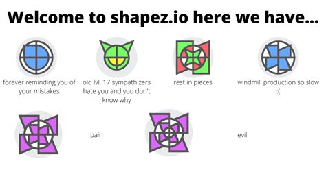 Welcome To Here We Have 4 R Shapezio
