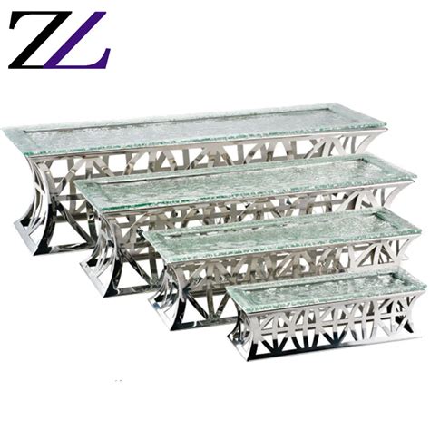 Outdoor Catering Equipment Steel Buffet Elevation Riser Server Set