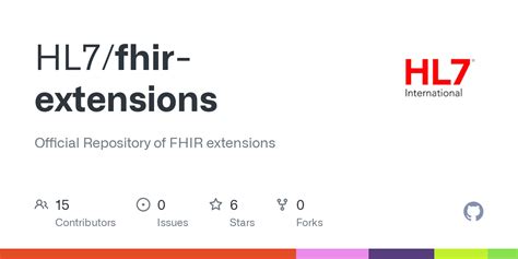Github Hl7 Fhir Extensions Official Repository Of Fhir Extensions