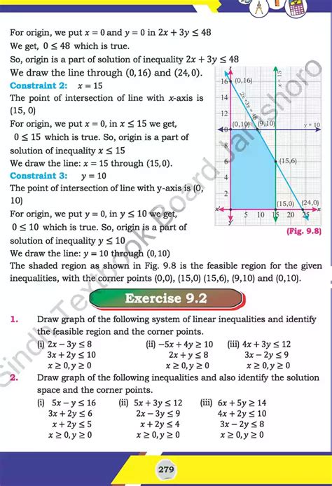 Linear Programming Lp Unit Mathematics Th Text Book