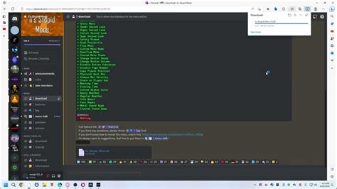 How To Get Iis Stupid Menu In Gorilla Tag His Discord In The Description Youtube