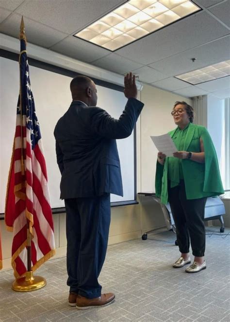 Michael R Beckles On Linkedin Last Week At A Small Ceremony I Had The Honor Of Swearing Into