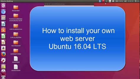 How To Install Web Server Ubuntu16 04 From Scratch The Best And Fastest Way Youtube