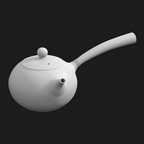 茶壶3d模型 Png派