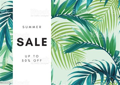 몬스터 야자수 잎을 가진 하와이 꽃 디자인 이국적인 열대 여름 벡터 배경 야자 나무 Arecales에 대한 스톡 벡터 아트 및 기타 이미지 야자 나무