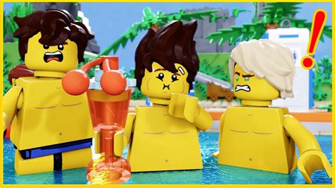 Lego Ninjago Swimming Pool Funny Moments Compilations Youtube