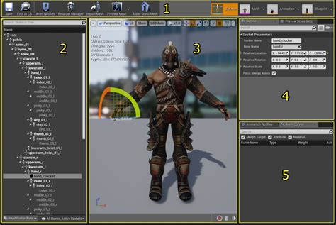 Skeleton Editor Unreal Engine 427 Documentation Epic Developer Community