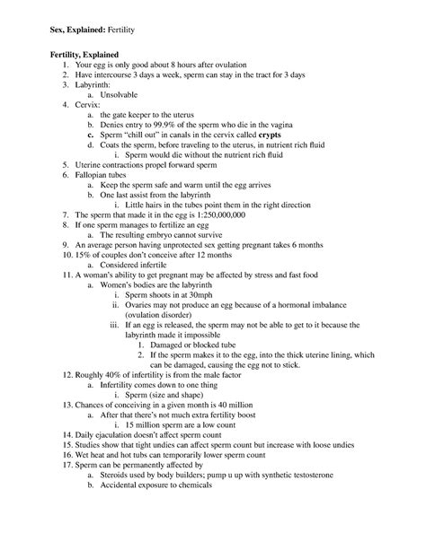 Sex Explained Fertility Sex Explained Fertility Fertility Explained Egg Is Only Good