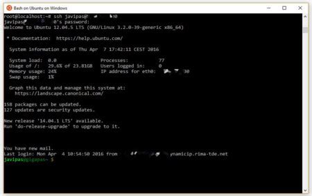 Windows With Ubuntu Bash Console How To Use It TechnoTron